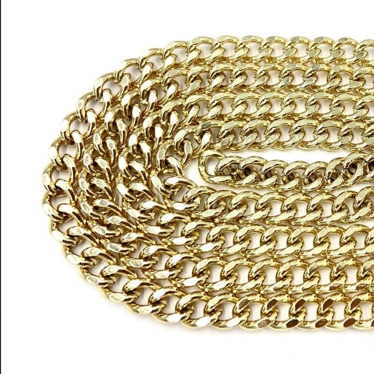 Bag chain Handbag chain Women's bag chain Light gold iron chain