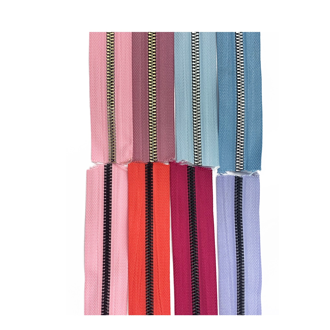High Quality 5# Metallic Plastic Zipper Long Chain Roll